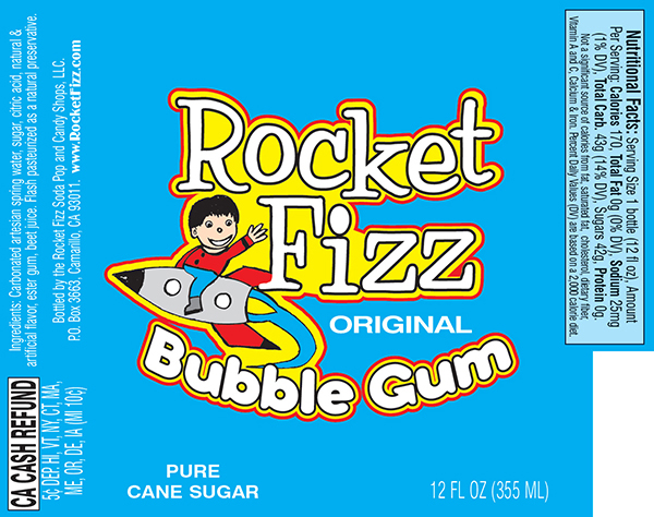 Rocket Fizz Brand Sodas | Rocket Fizz