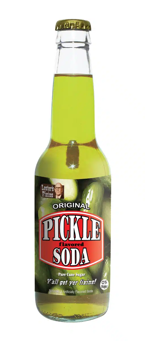 Lester’s Fixins Pickle Juice Soda | Rocket Fizz